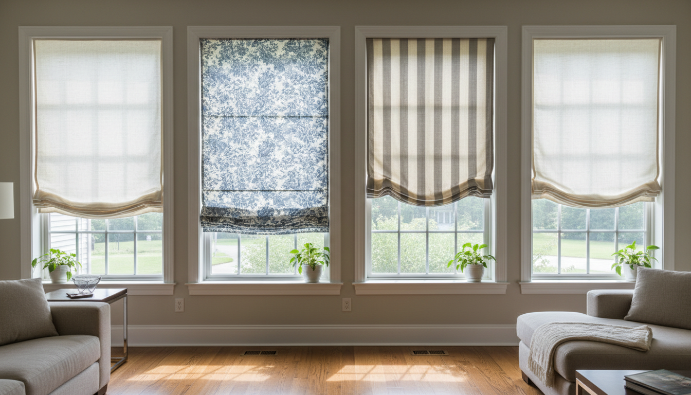 Types of Roman Shades: Complete Style Guide for Every Home – AOSKY